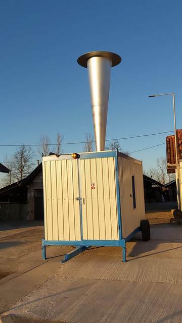 TRAILING DOO - Anti hail cannon